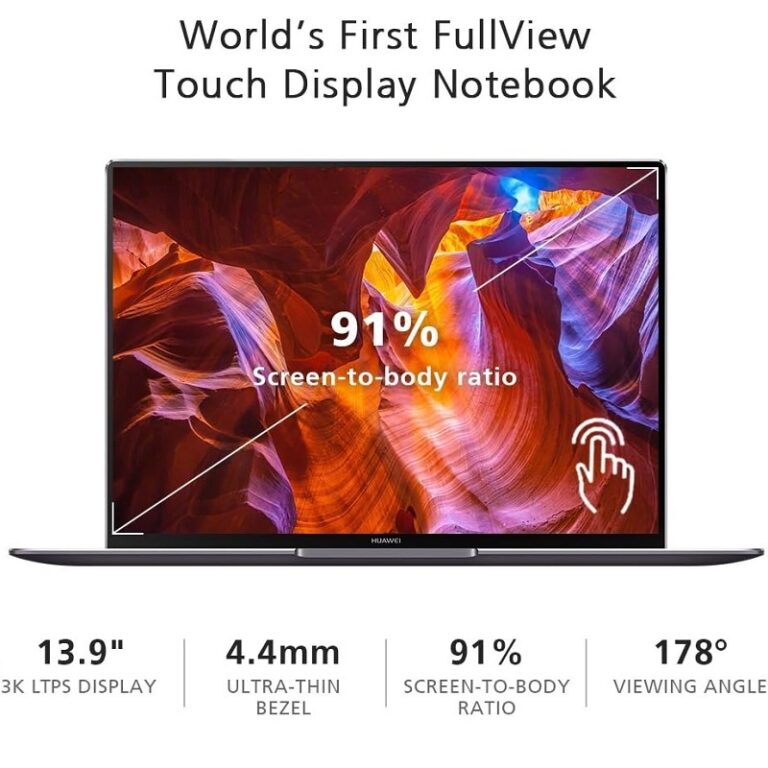 HUAWEI Mach WX9 – 13.3″ 3K Touch Display | Intel i7 8th Gen | 16GB RAM ...